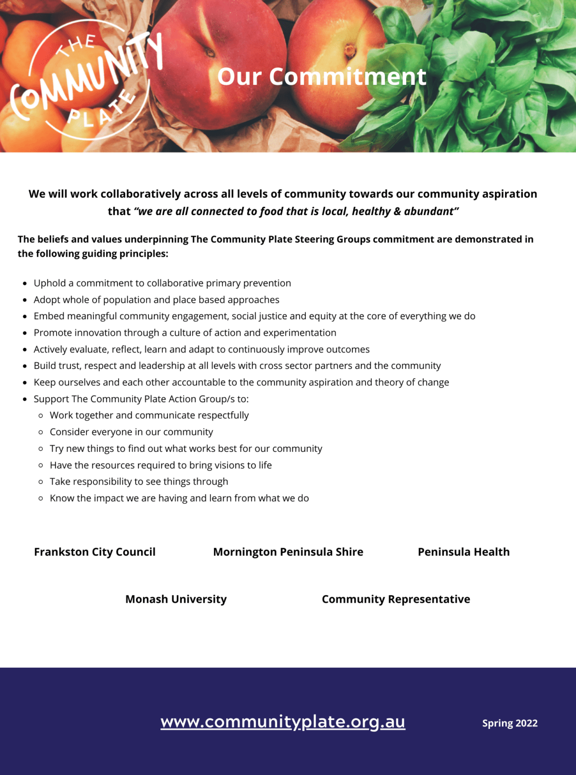 Who We Are - Community Plate